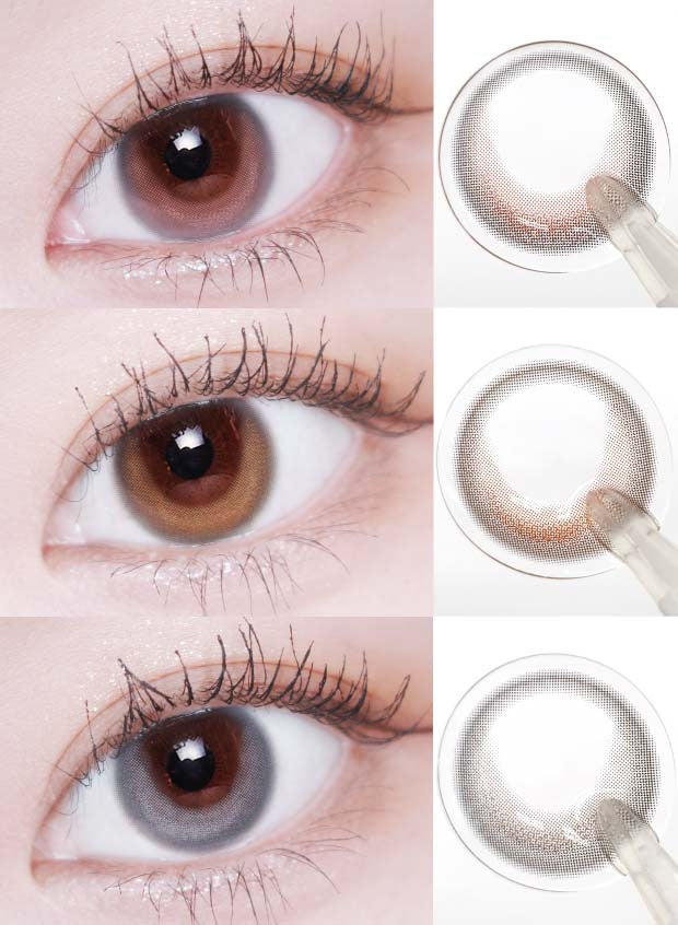 RoseMoon Milky Brown (2pcs) (Silicone Hydrogel) (Buy 1 Get 1 Free ...