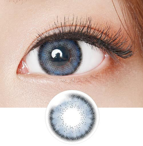 ICK Haru Blue Color Contact Lenses - For Dark Eyes with Safety and ...